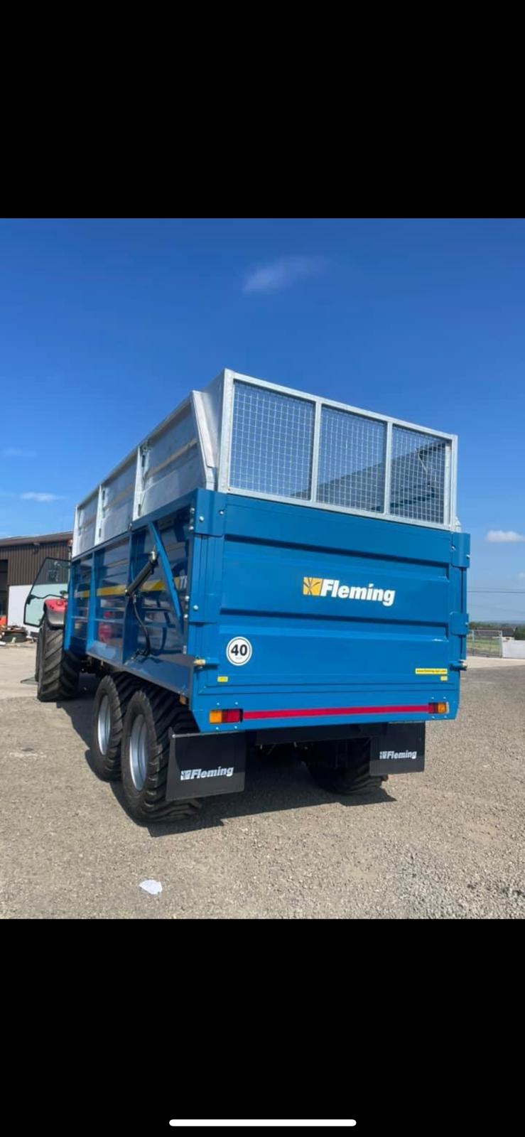 Fleming 14 Tonne Silage Trailer – Gerard Kennedy & Sons (Farm Machinery ...