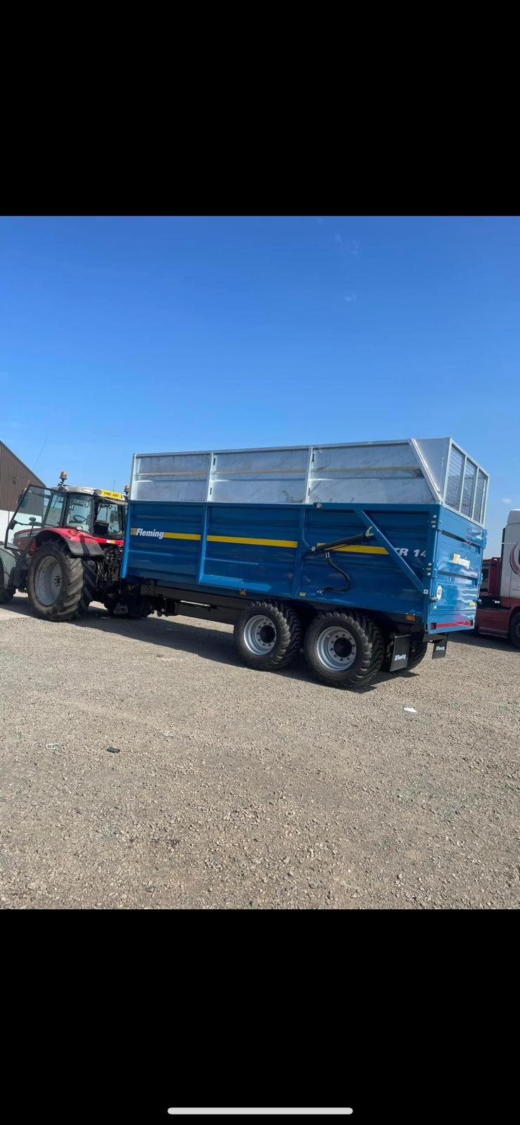 Fleming 14 Tonne Silage Trailer – Gerard Kennedy & Sons (Farm Machinery ...
