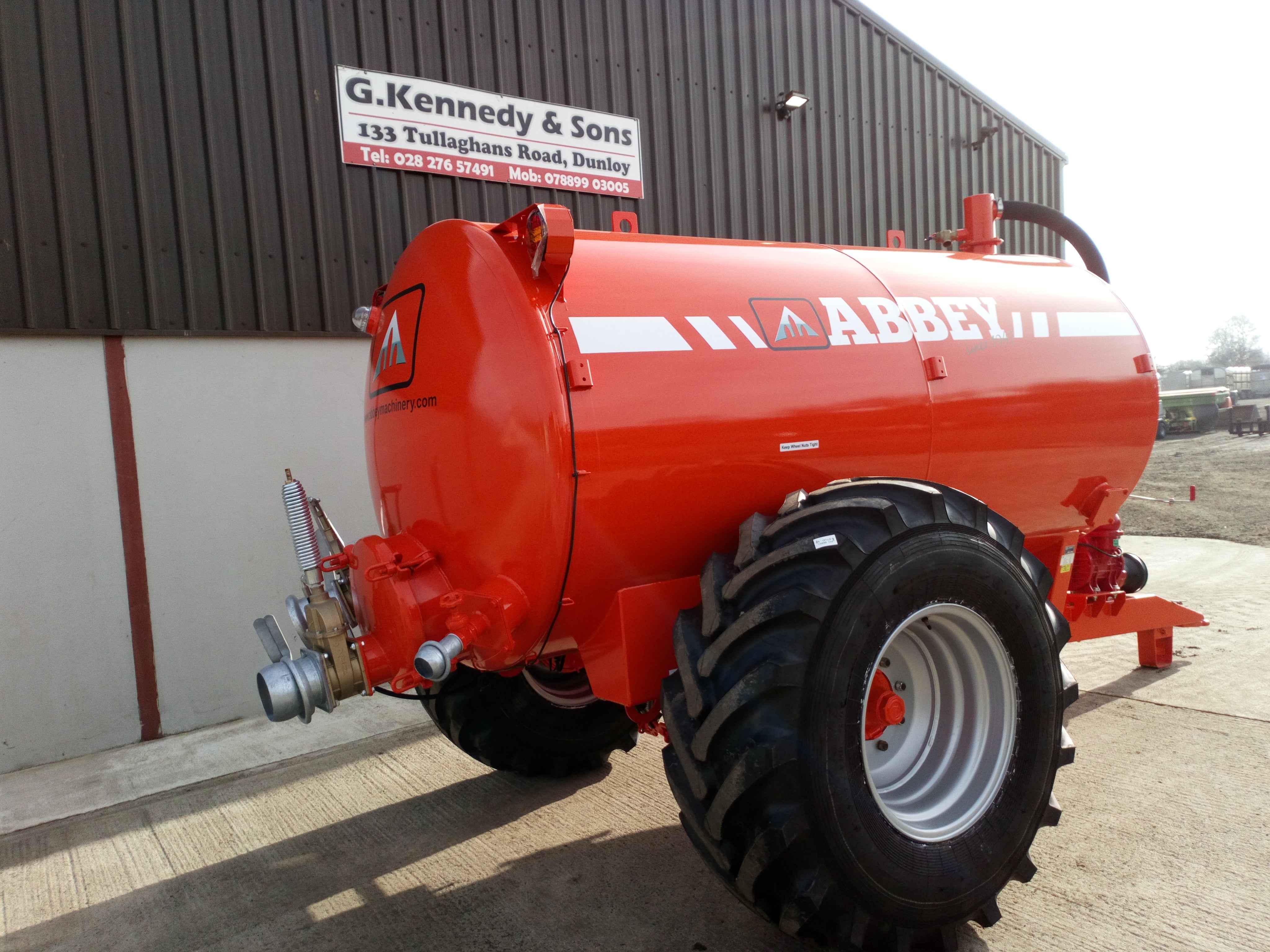 Abbey 1300 Gallon Slurry Tanker – Gerard Kennedy & Sons (Farm Machinery ...