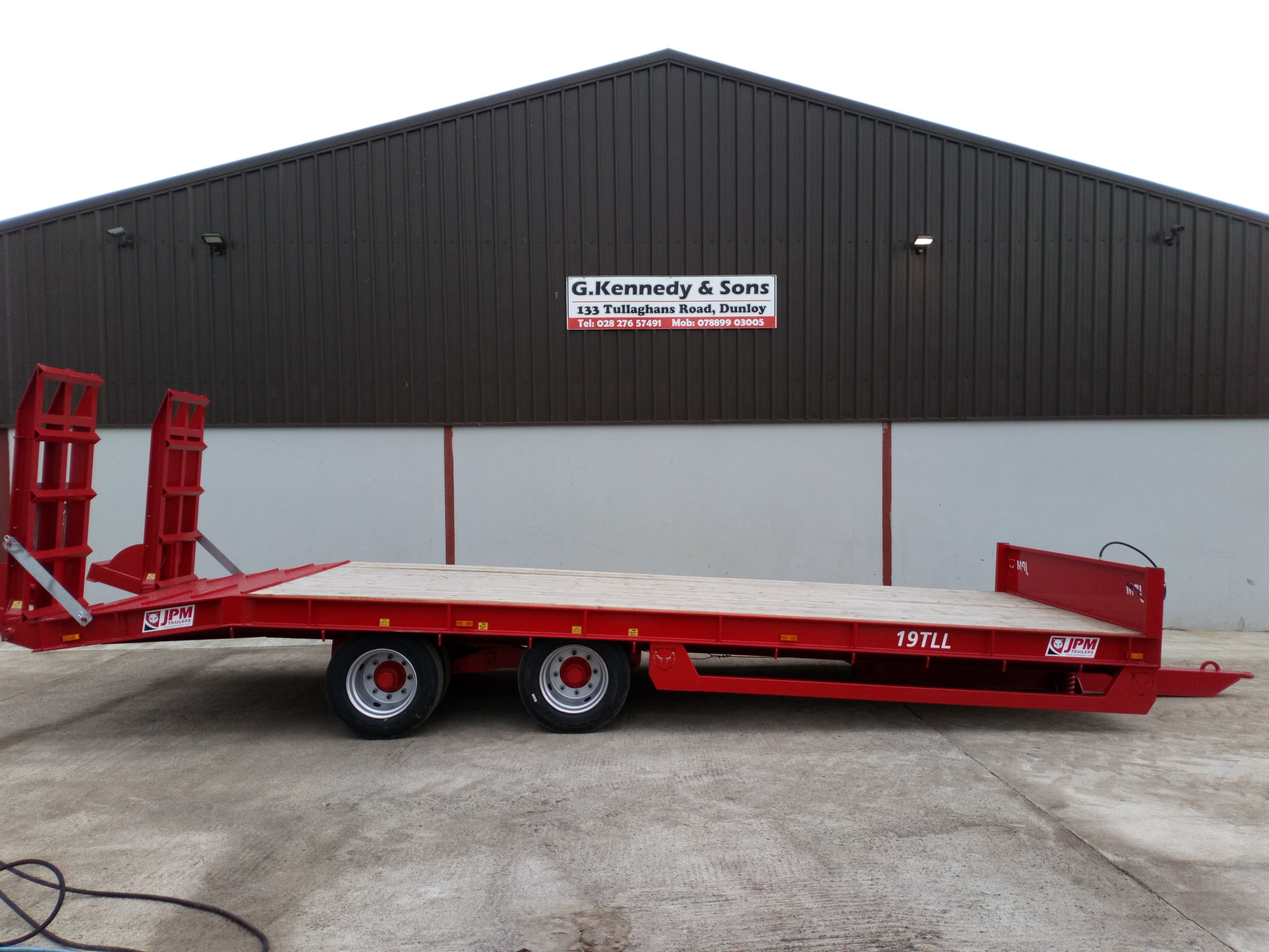 JPM Low Loader – Gerard Kennedy & Sons (Farm Machinery & Agri Equipment)