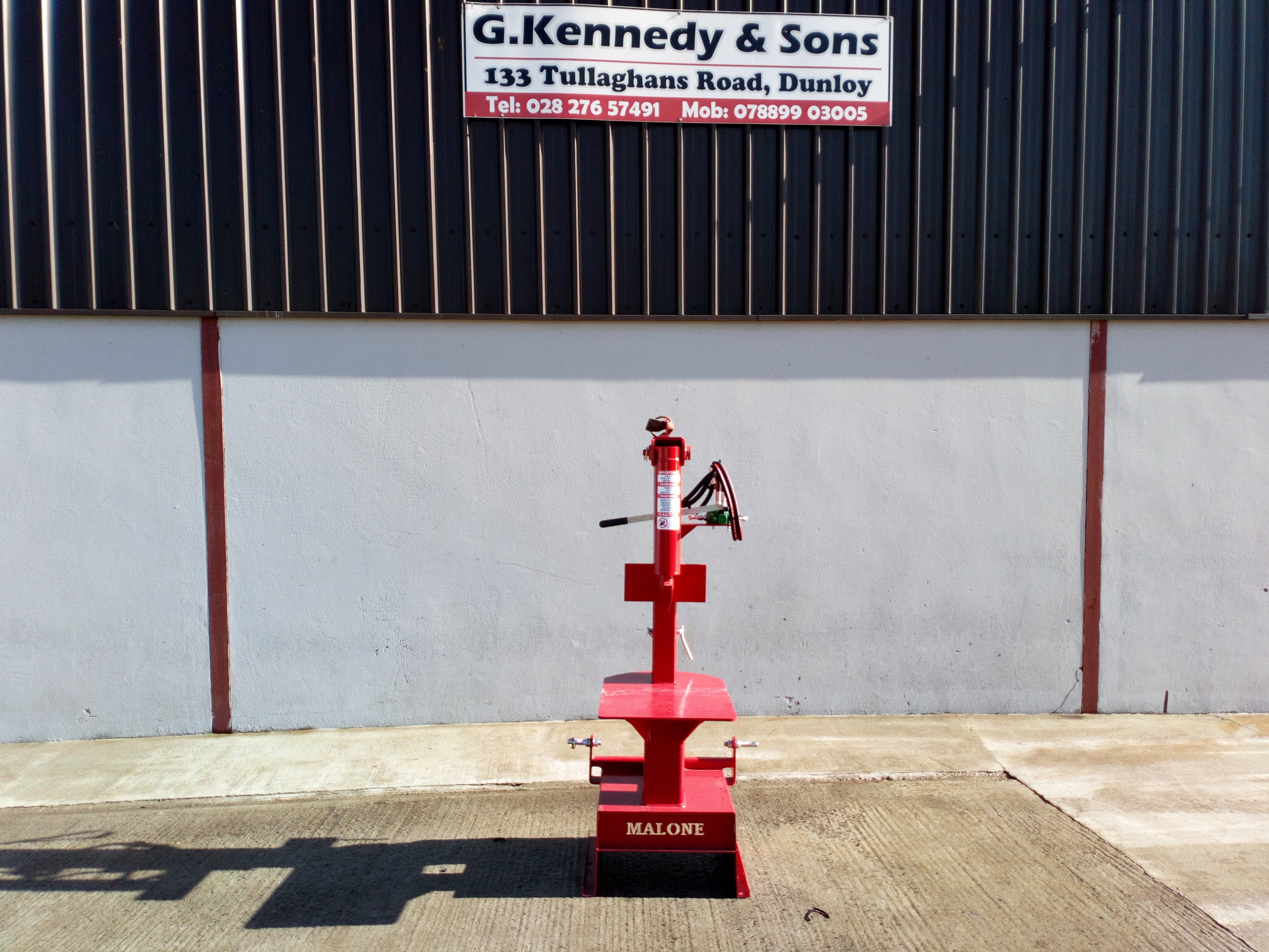 Malone Log Splitter – Gerard Kennedy & Sons (Farm Machinery & Agri ...